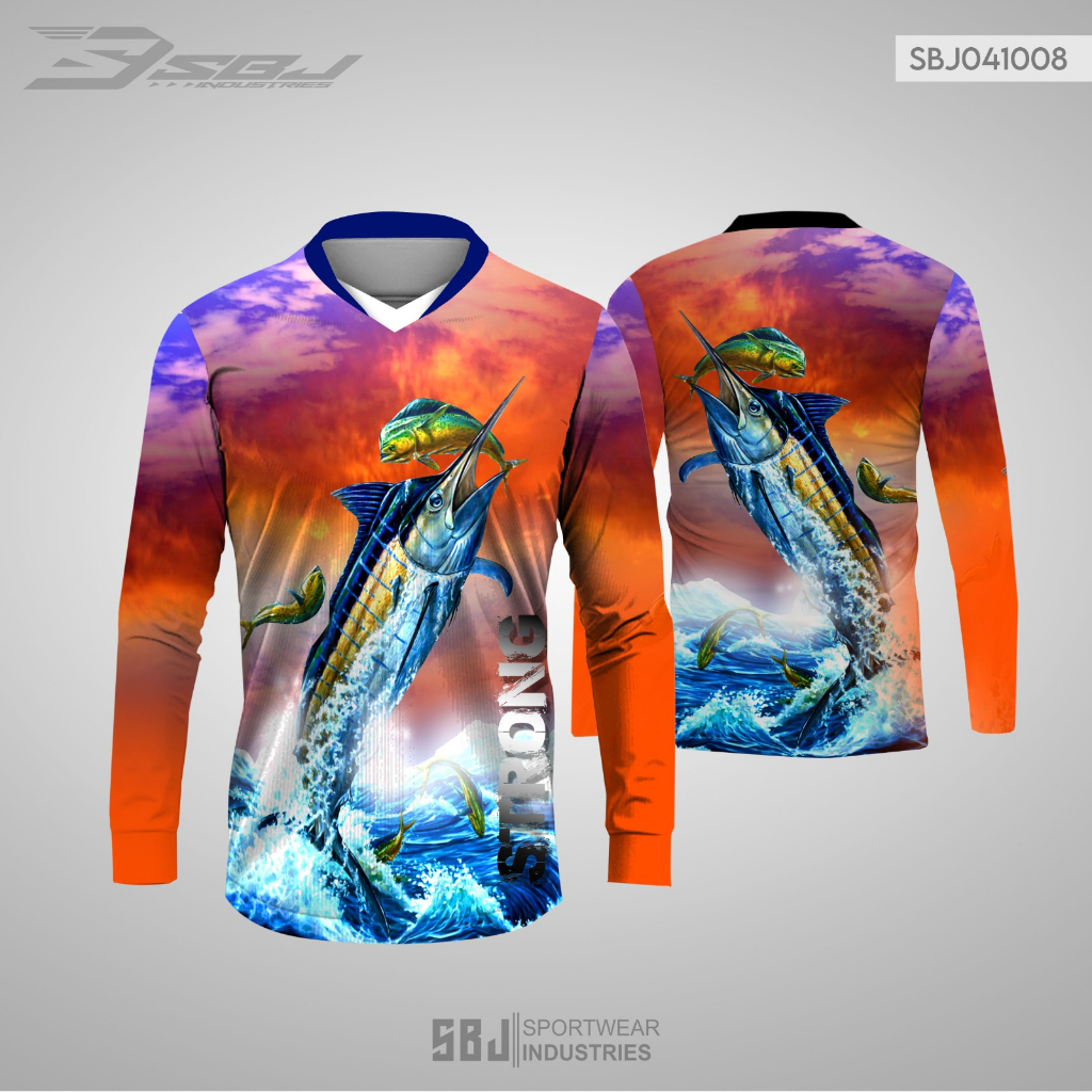 Jual Jersey Mancing Custom Lengan Panjang Premium SBJ Full Printing ...