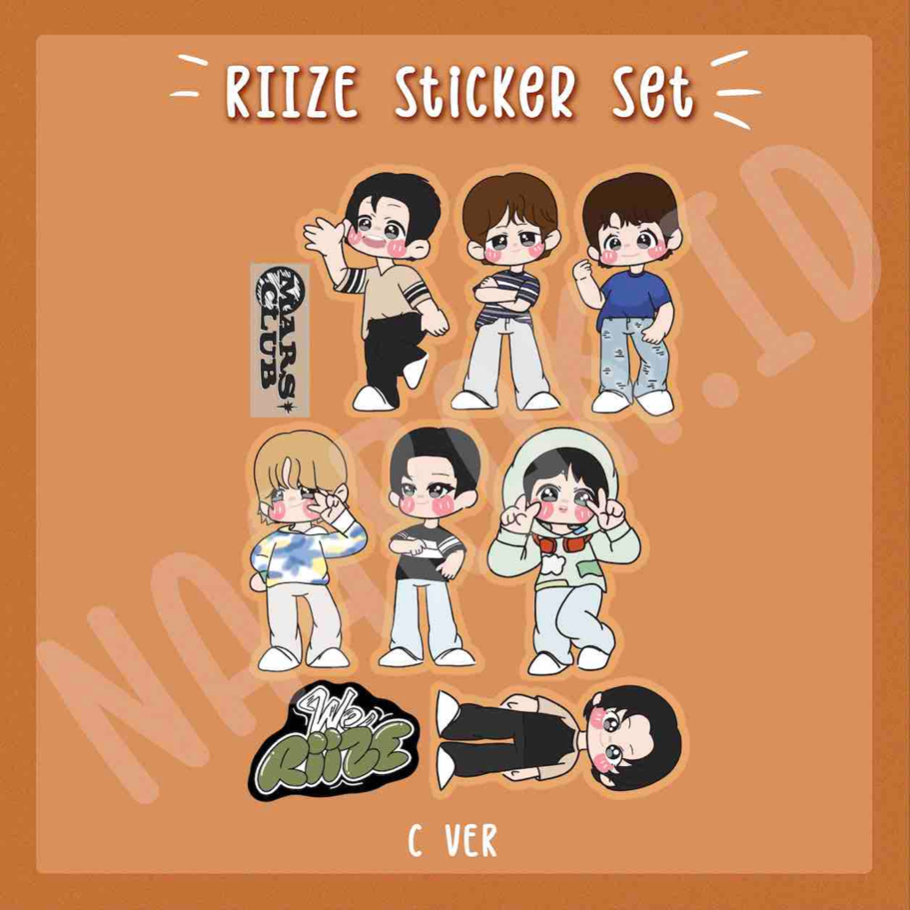 Jual RIIZE STICKER SET GET A GUITAR MEMORIES SIREN BRIIZE | Shopee ...