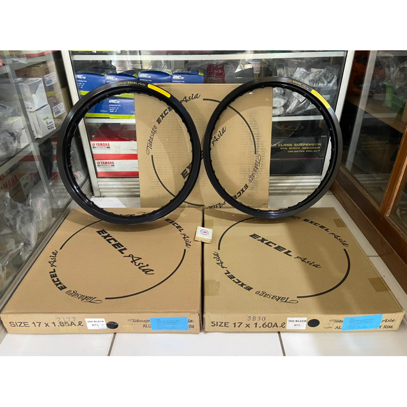 Jual VELG VELK TAKASAGO EXCEL ASIA 140 160 185 RING 17 HITAM GLOSY ...