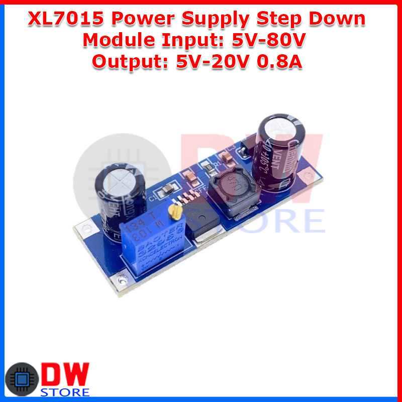 Jual XL7015 DC-DC adjustable Step down Power Supply module 5V-80V ...