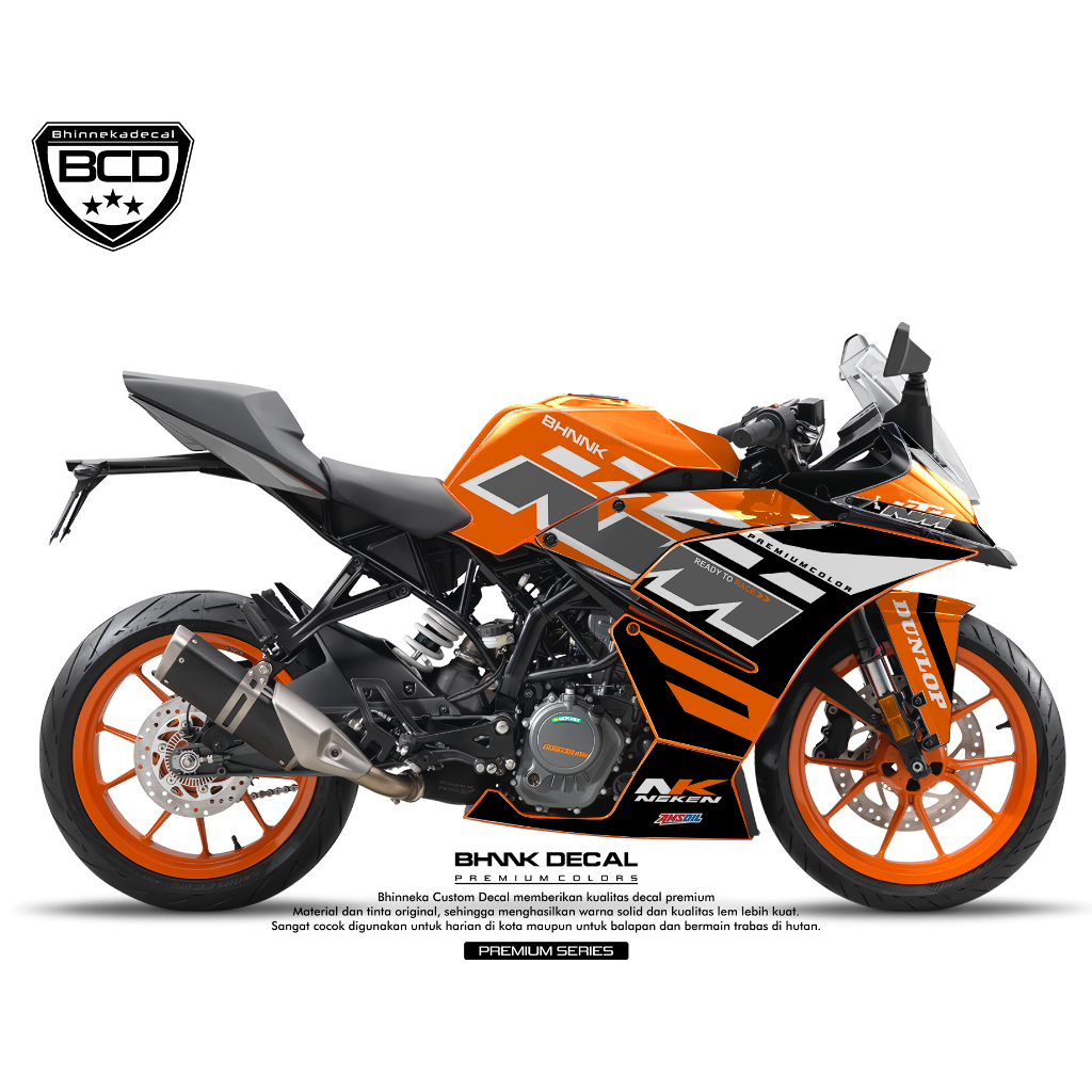 Jual DECAL STICKER KTM RC 2021 - CYCLONE GRAPHICS KITS | Shopee Indonesia