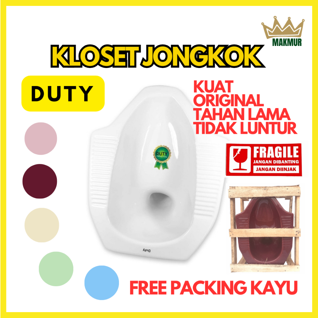 Jual KLOSET JONGKOK / CLOSET JONGKOK TOILET WC | DUTY | Shopee Indonesia