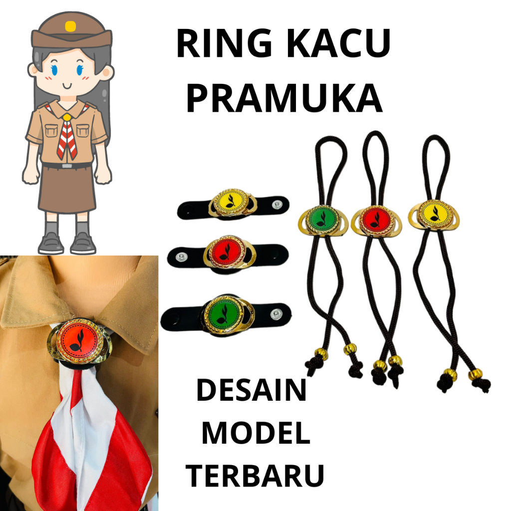 Jual Ring Kacu Cincin Pengikat Hasduk Pramuka Kalep Fiber Premium Siaga ...