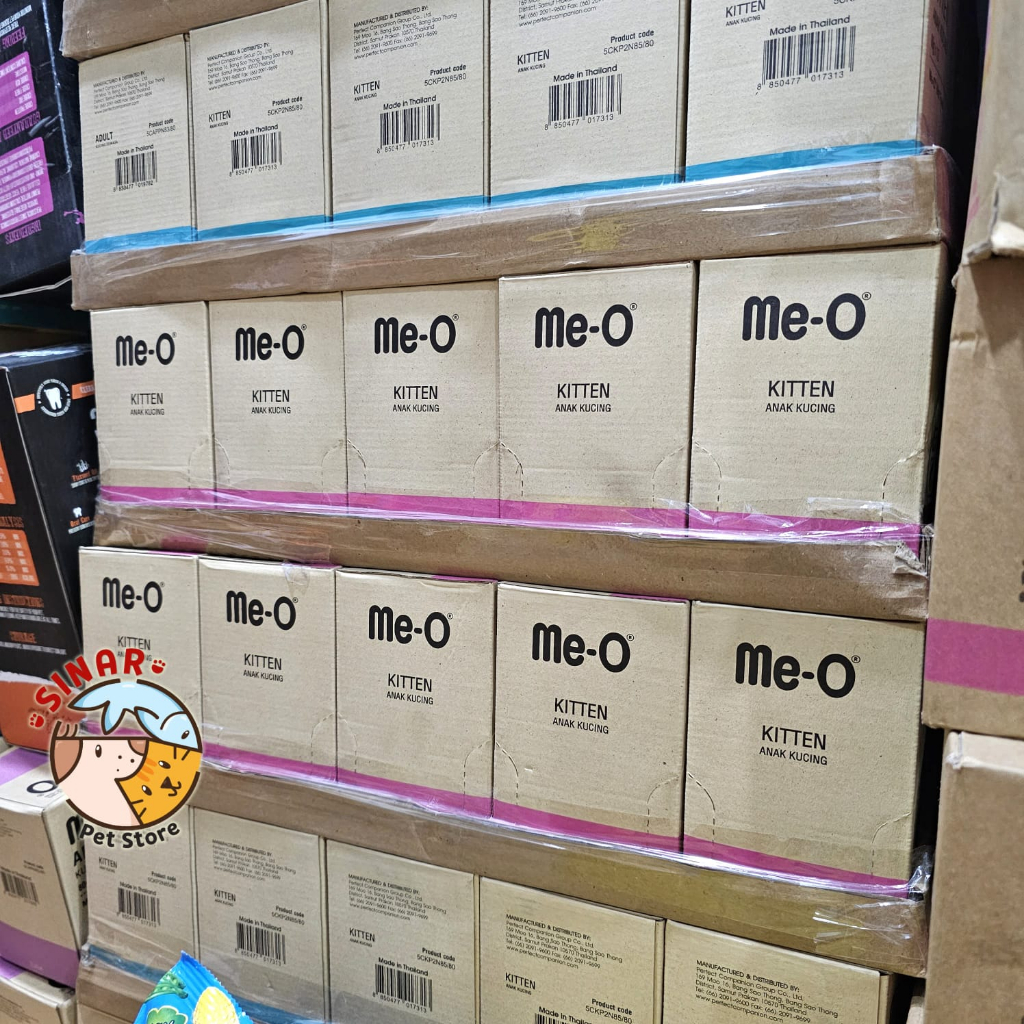 Jual Me-O Pouch 85GR Per BOX isi 12Pcs Wet Cat Food Kitten Adult Meo Me ...