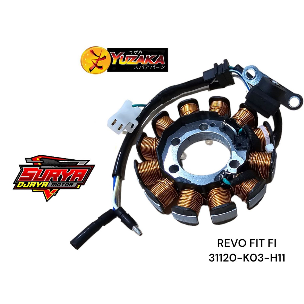 Jual spull assy revo fit injeksi stator comp revo fit fi merk yuzaka | Shopee Indonesia