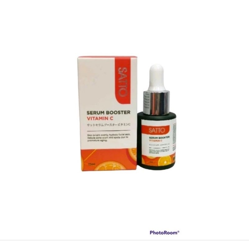 Jual satto serum booster vitamin c 15ml | Shopee Indonesia