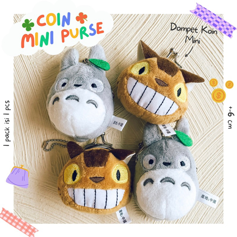 Jual Dompet Koin Kecil/ Coin Mini Purse/ Plush Doll/ Gantungan kunci ...