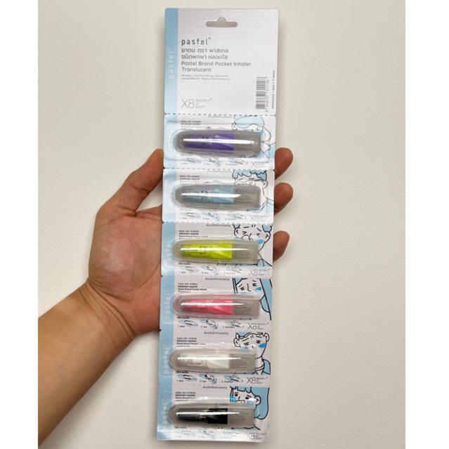 Jual Pastel Inhaler Translucent ORI Thailand (include strap) | Shopee ...