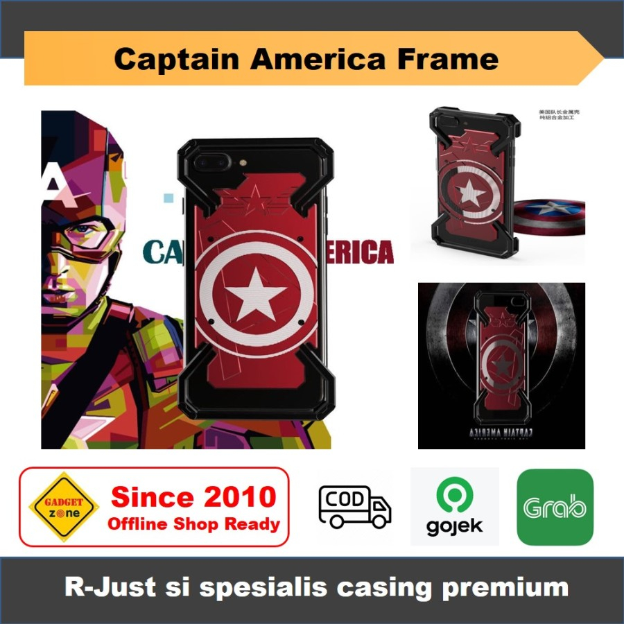 Jual iPhone 11 / 11 Pro / 11 Promax Casing Captain America Frame ...