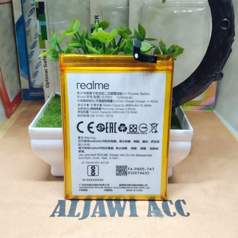 Jual Baterai Batre Battery Realme 7i Realme C17 BLP803 BLP-803 Battery ...