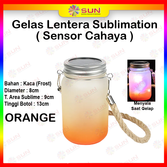 Jual Gelas Kaca Aesthetic Lentera LED Sablon Sublimation Firefly Lantern Aesthetic Glass 15 Oz ...