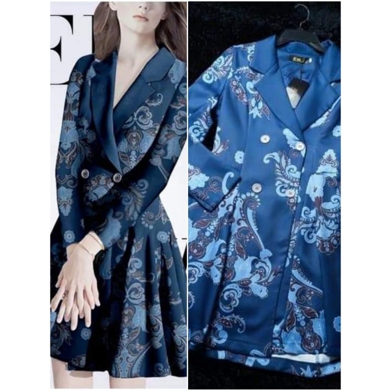 Jual Coat motif batik | Shopee Indonesia