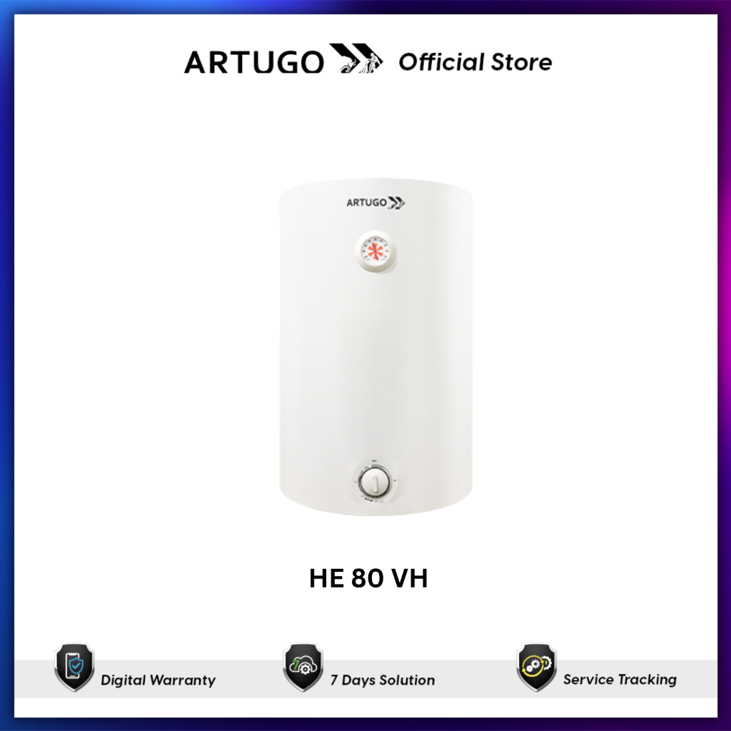 Jual ARTUGO Electric Water Heater HE 80 VH | Shopee Indonesia
