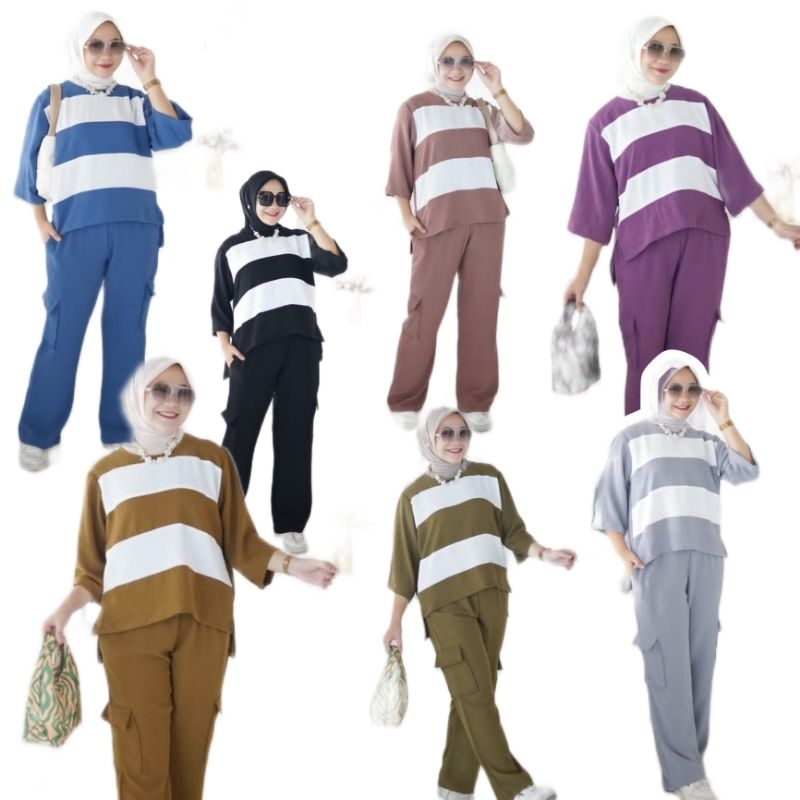 Jual BLASTER SET CARGO || SETELAN CARGO || SETELAN PEREMPUAN CARGO ...