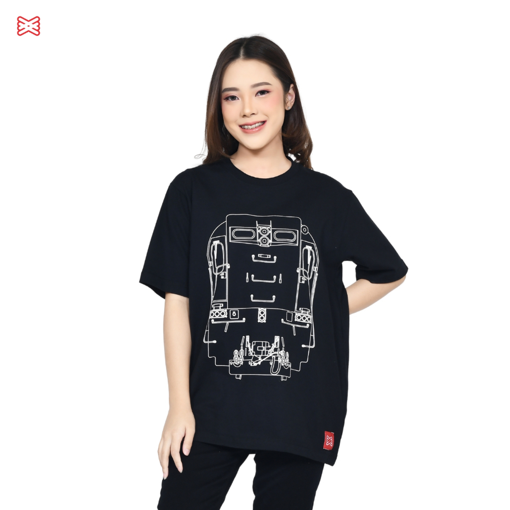 Jual Kaos Kereta Api | Lokomotif BB200 (Glow in the dark) | Shopee ...
