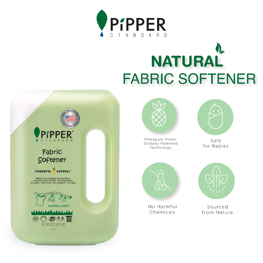 Jual PiPPER Fabric Softener Natural Scent 900ml | Shopee Indonesia