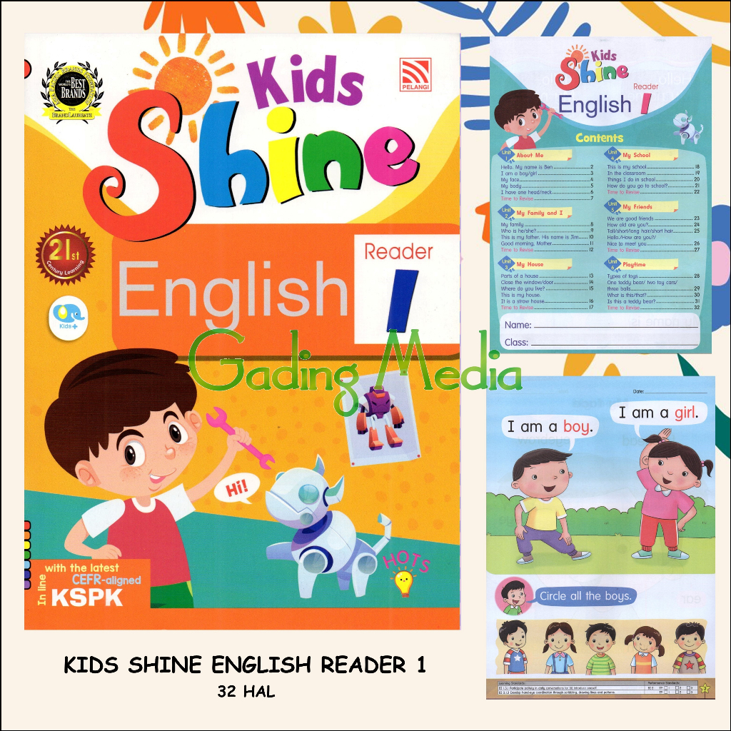 Jual KIDS SHINE ENGLISH READER 1 | Shopee Indonesia