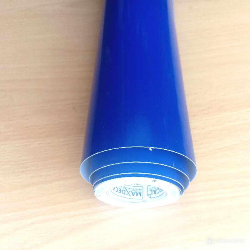 Jual stiker,sticker,sekotlet,scotlite biru tua mengkilap P:50 cm L: 45 ...