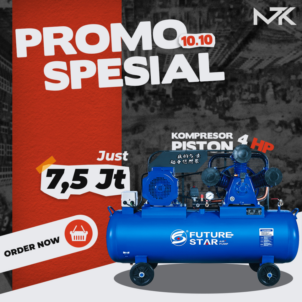 Jual 3 PISTON AIR COMPRESSOR KOMPRESOR ANGIN 4 HP KOMPRESOR LISTRIK W-0 ...