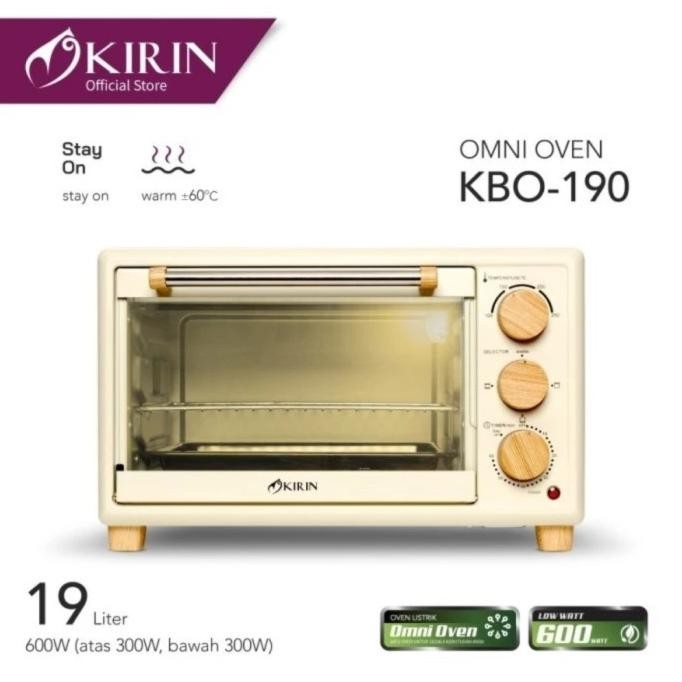 Jual Kirin KBO-190LW / Oven Listrik Rumah Tangga KIRIN KBO 190 19 Liter | Shopee Indonesia