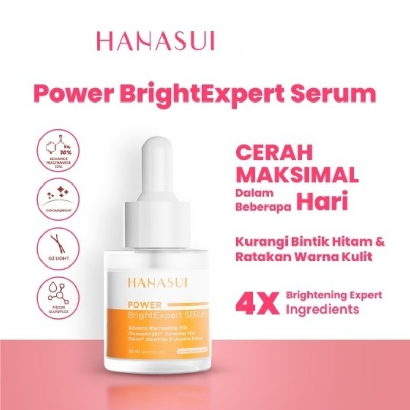 Jual HANASUI Power Bright Expert Serum 20ml | Shopee Indonesia