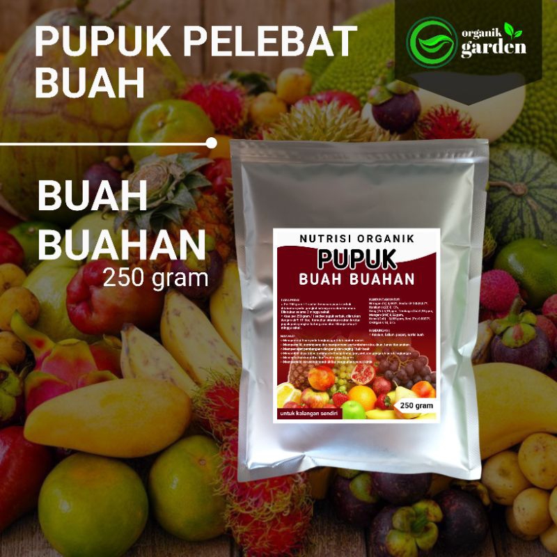 Jual pupuk pelebat BUAH BUAHAN | booster 250gram | Shopee Indonesia