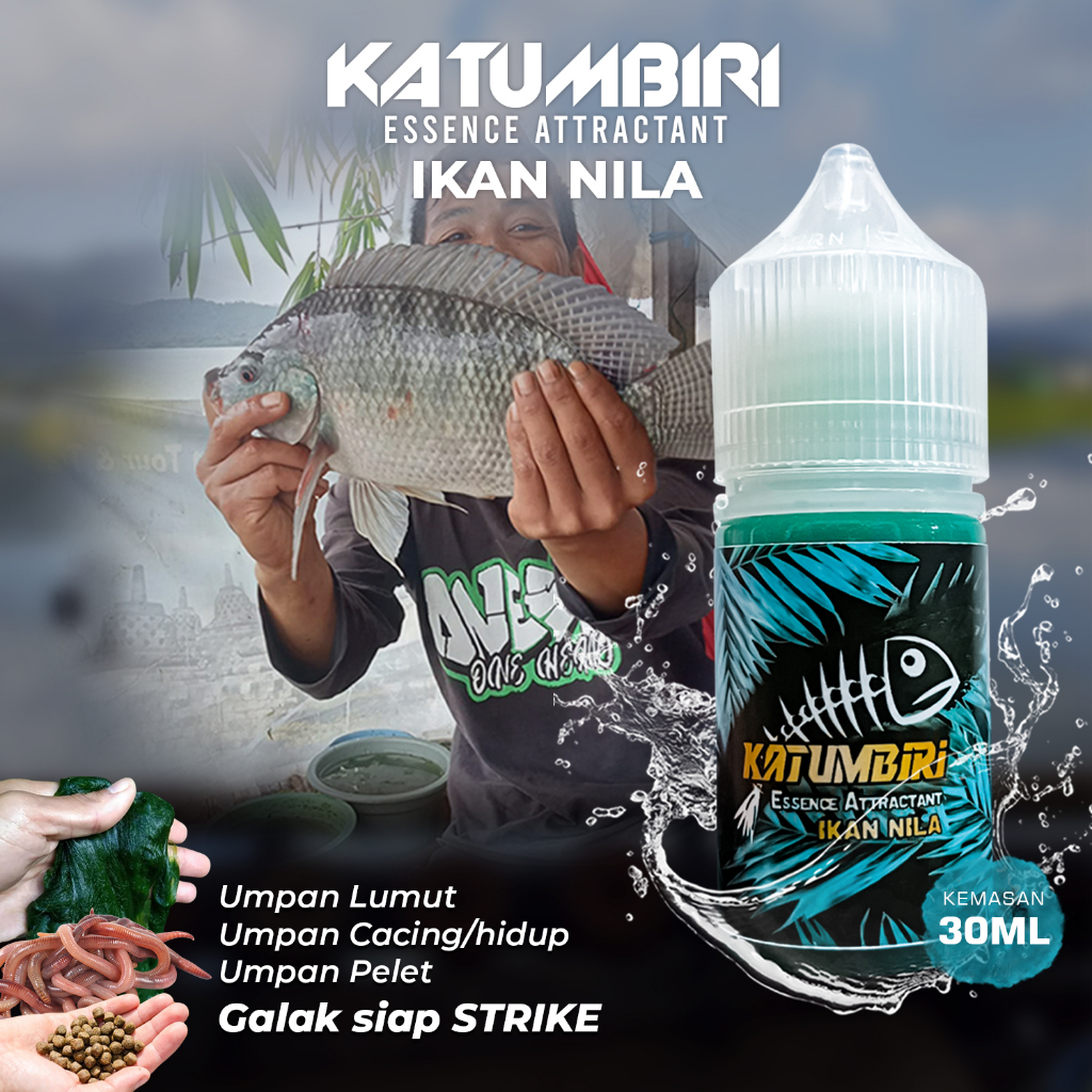 Jual Katumbiri Essen Mancing Ikan Nila Harian Liar Waduk Sungai Kemasan ...