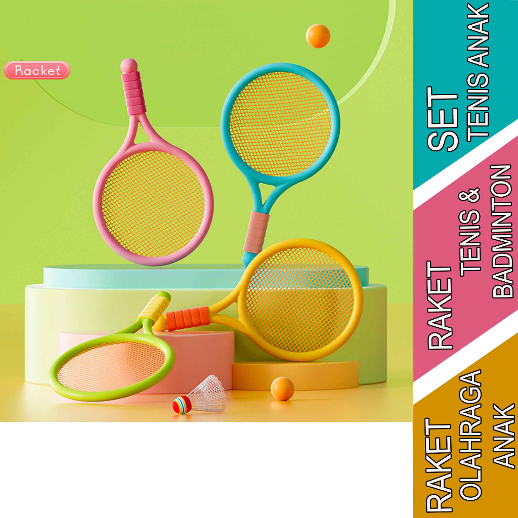 Jual Alat Olahraga Anak - Set Raket Anak - Raket Tenis & Badminton ...