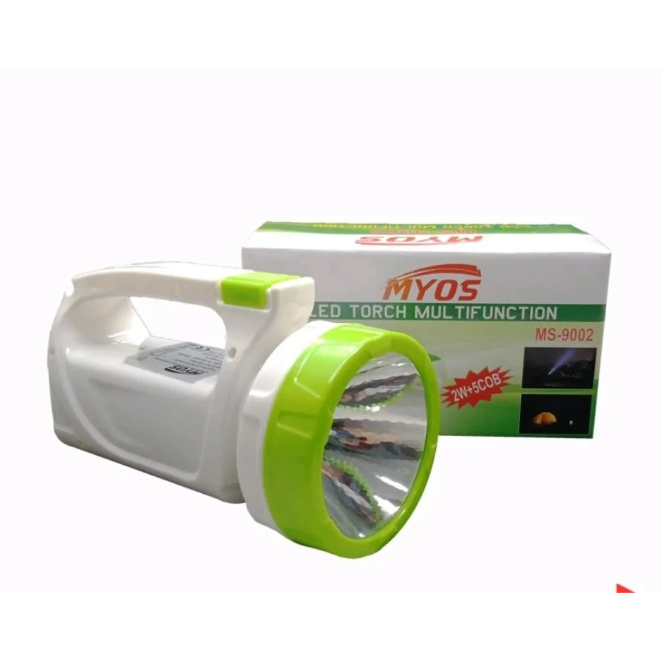 Jual SENTER LED MYOS MS-9002 SENTER EMERGENCY SENTER DARURAT MURAH AWET ...