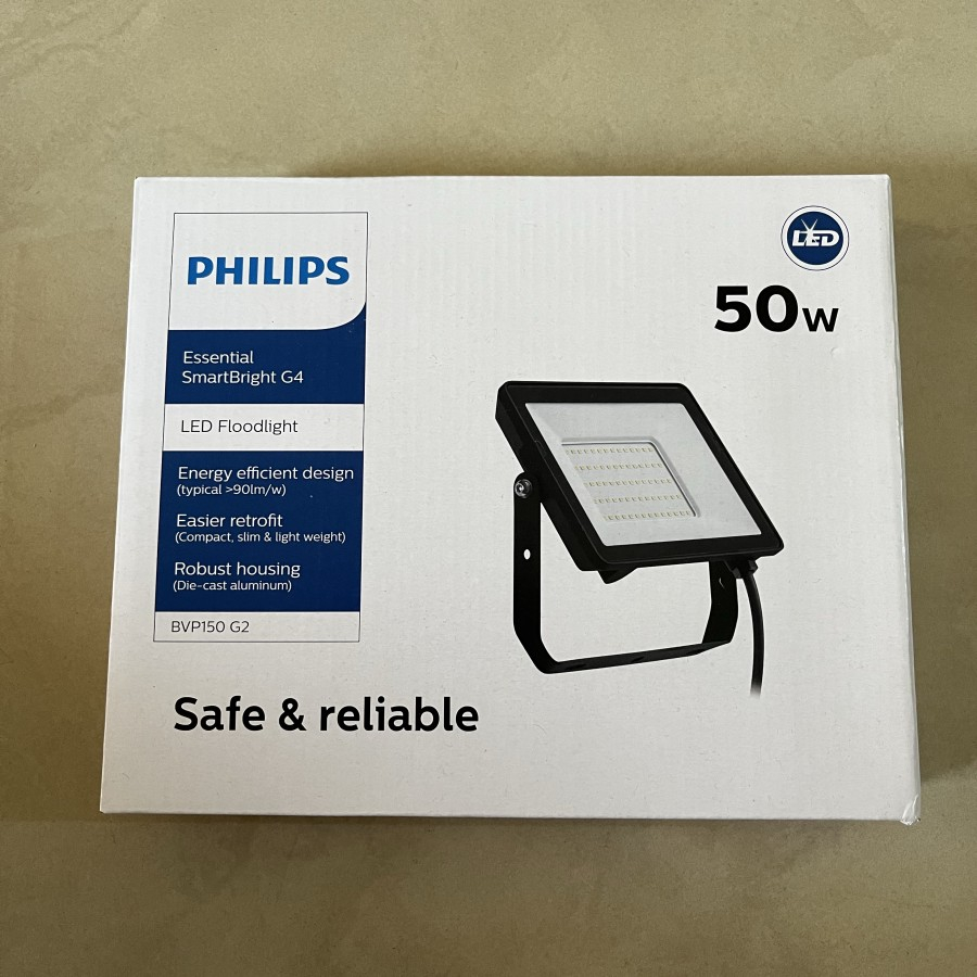 Jual Philips BVP150 Lampu Sorot LED 50W Flood Light 50 W Tembak 50 Watt | Shopee Indonesia