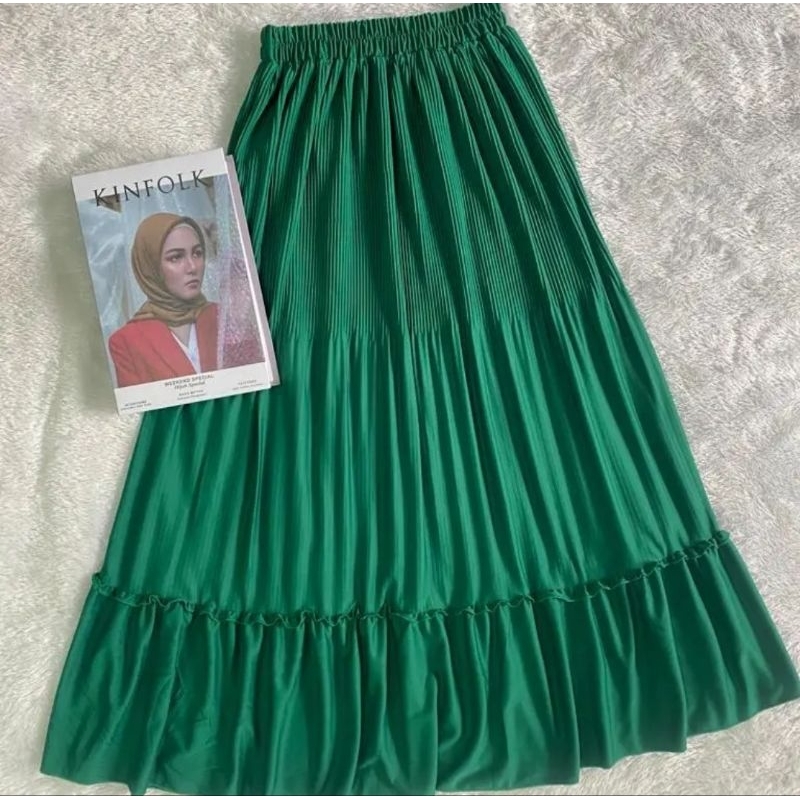 Jual SKIRT PLISKET CLARA / ROK PLISKET PREMIUM TERBARU / ROK SUSUN ...
