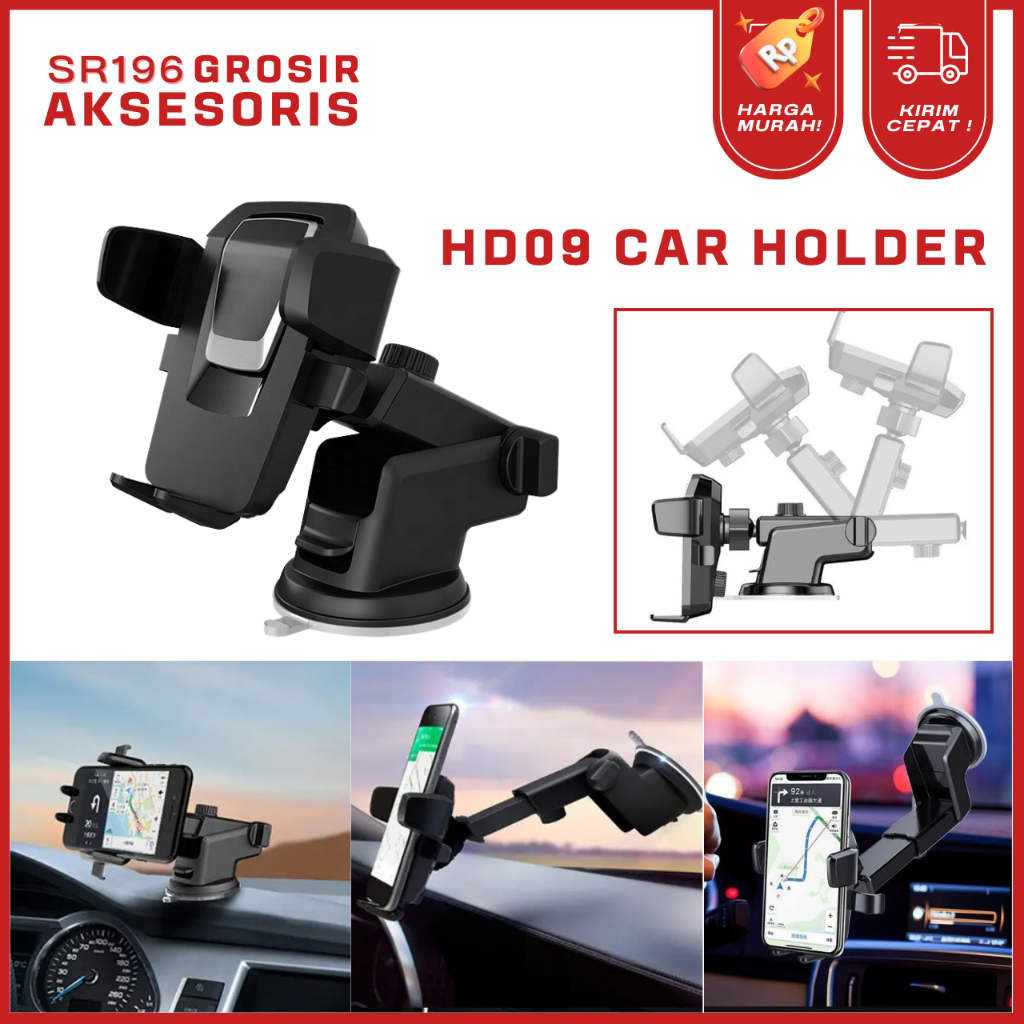 Jual Holder Hp Mobil HD09 Holder Mobil Dashboard Kaca 360 Derajat ...