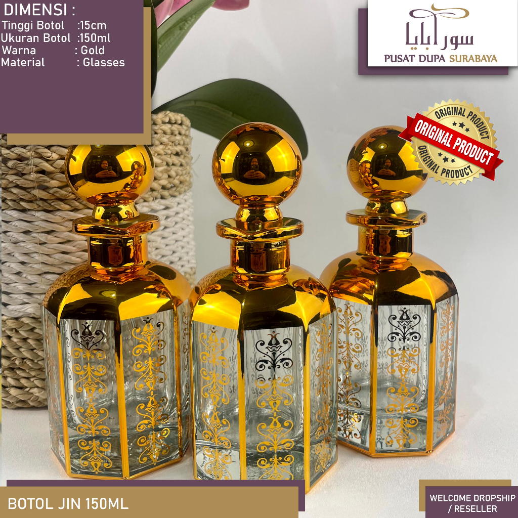 Jual Botol Casa Display Jin bibit parfum/diffuser/PREMIUM KACA | Shopee ...