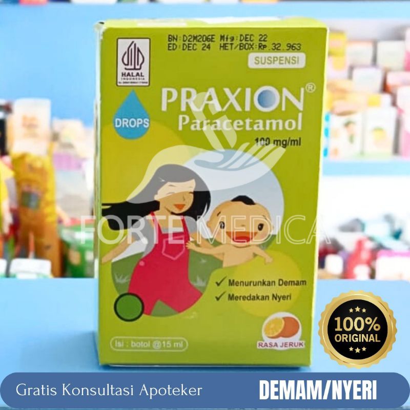 Jual Praxion Sirup Demam Untuk Bayi (15ml) | Shopee Indonesia