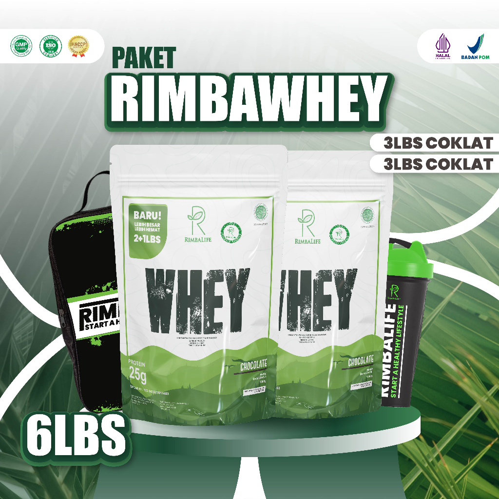 Jual Rimbalife Rimbawhey Rimba Whey Susu Whey Protein Halal BPOM 6 LBS ...