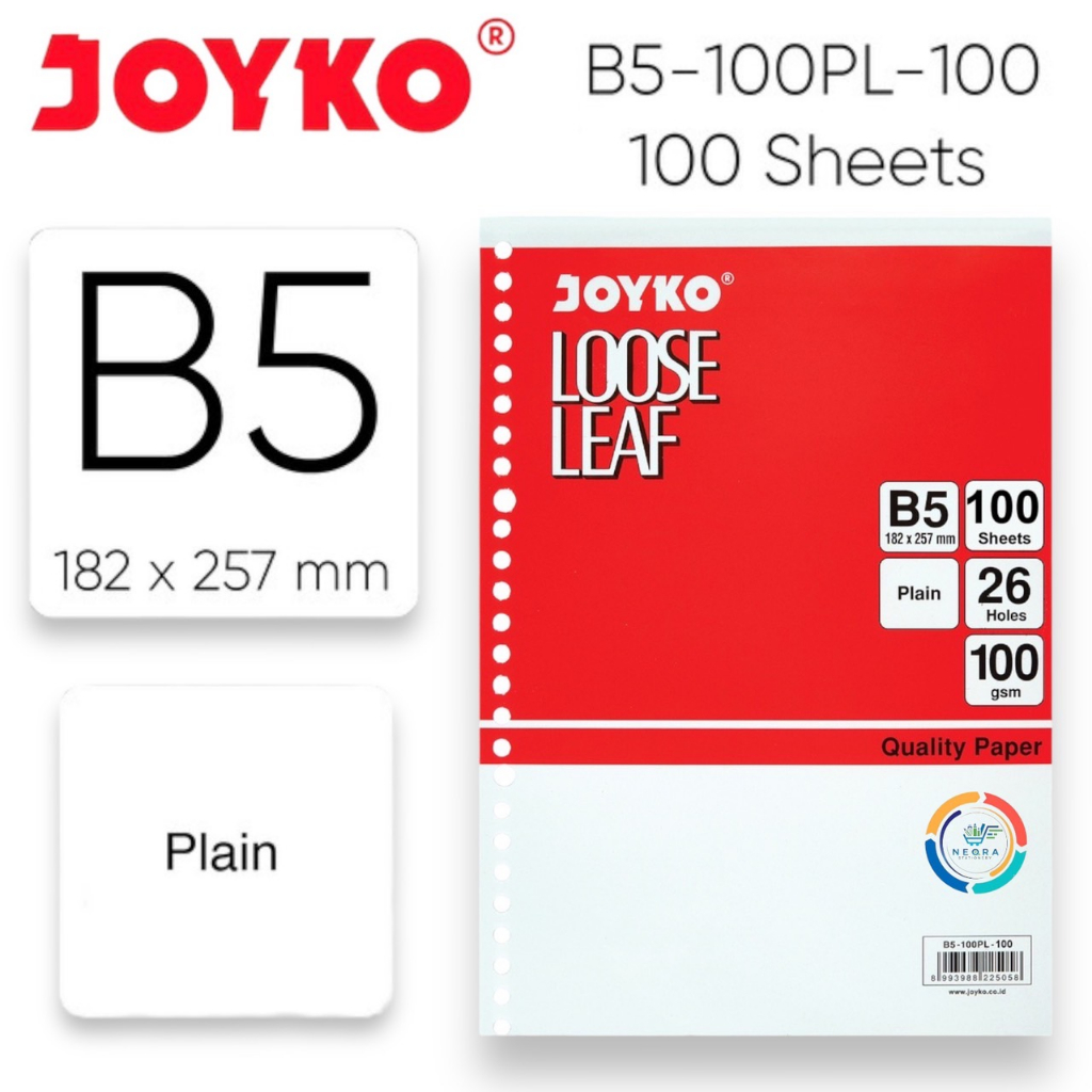 Jual Joyko Loose Leaf | Kertas Isi File Binder A5 - B5 (100 & 150 Lembar) | Shopee Indonesia