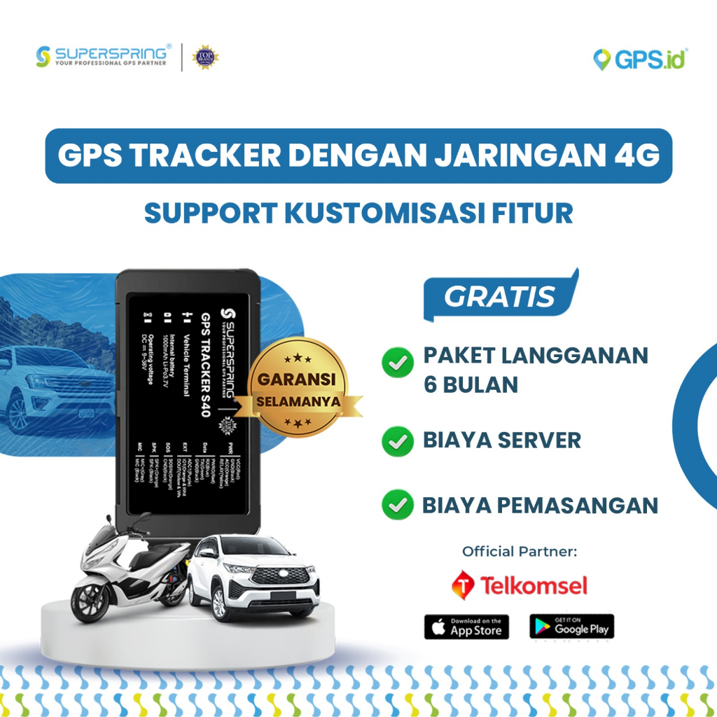 Jual GPS TRACKER SUPERSPRING GUARDA S40 4G DENGAN FITUR KOSTUMISASI LENGKAP | Shopee Indonesia