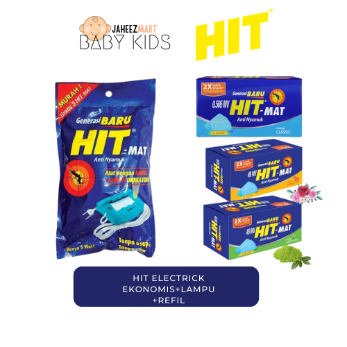 Jual Hit Electrick Ekonomis+Lampu+Refil 48+6's - Bunuh Nyamuk Penyebab ...