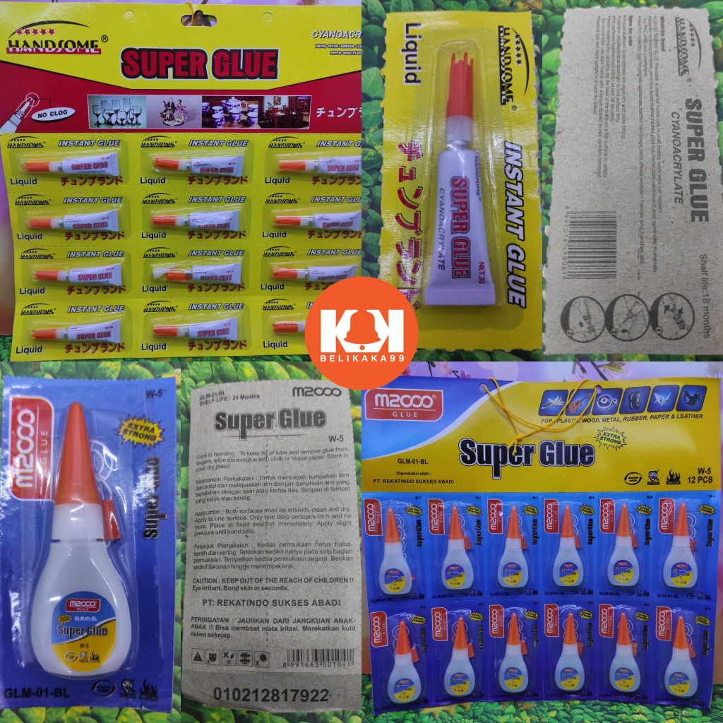 Jual (12 PCS - M2000) LEM SUPER GLUE PEREKAT SERBAGUNA MEREK M200 UNTUK ...