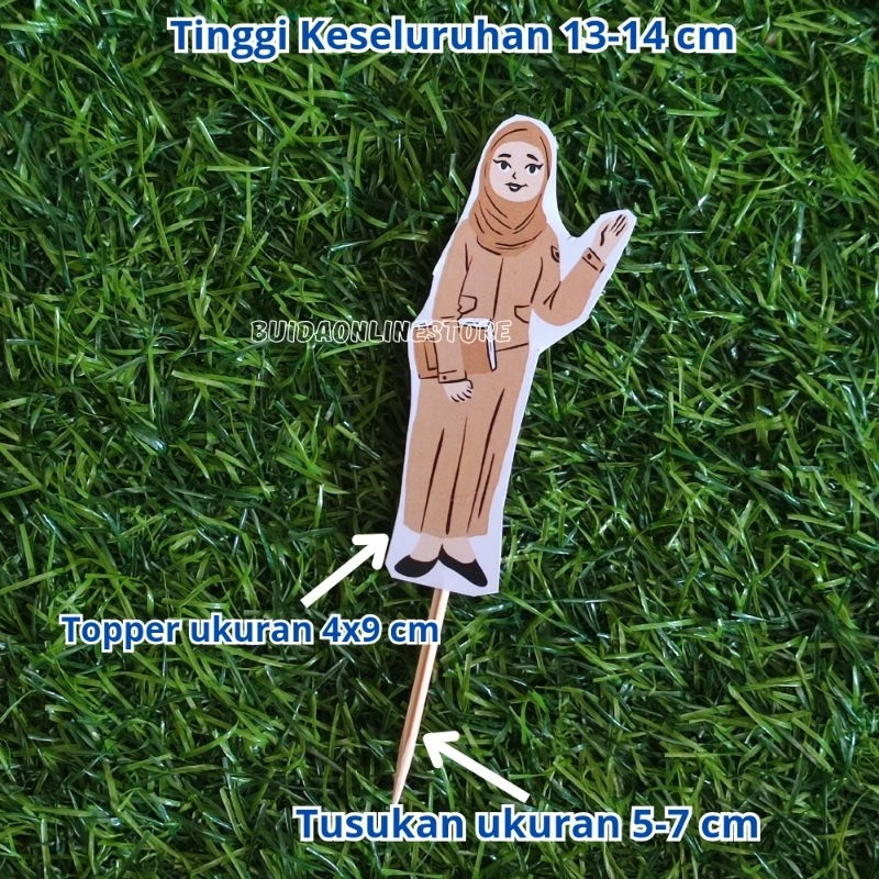 Jual Topper Selamat Hari Guru Happy Teachers Day hiasan kue cake ...