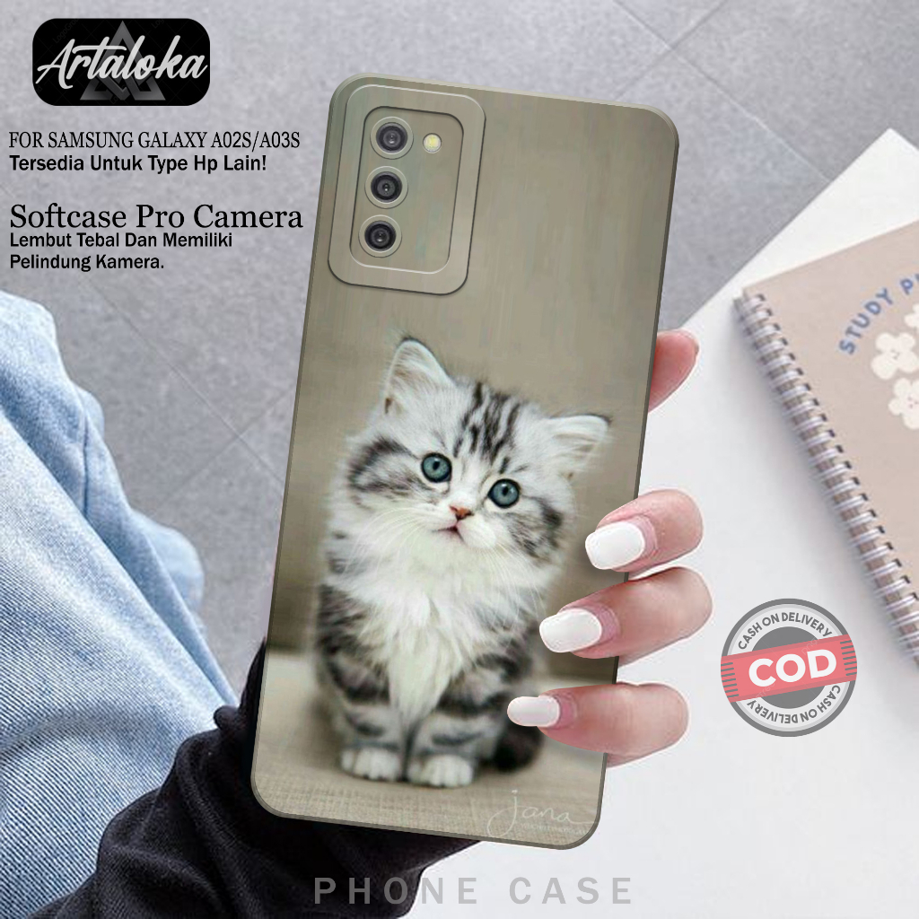 Jual Case Hp Samsung Galaxy A02S/A03S Terbaru Fashion Case Kucing ...