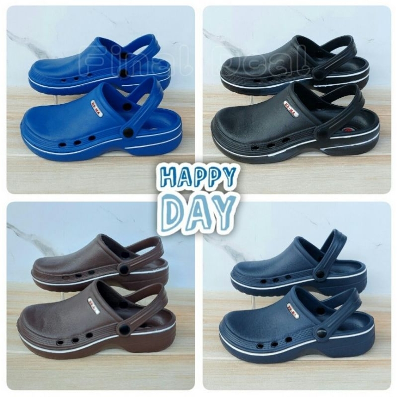 Jual Sandal Medis Perawat Hitam Hema, Sandal Kodok, Sendal Rumah, Kamar ...