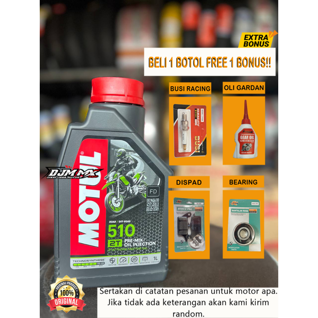 Jual PROMO!! OLI MOTUL 510 1 Liter Oli Samping Motor Original Motul 2 ...