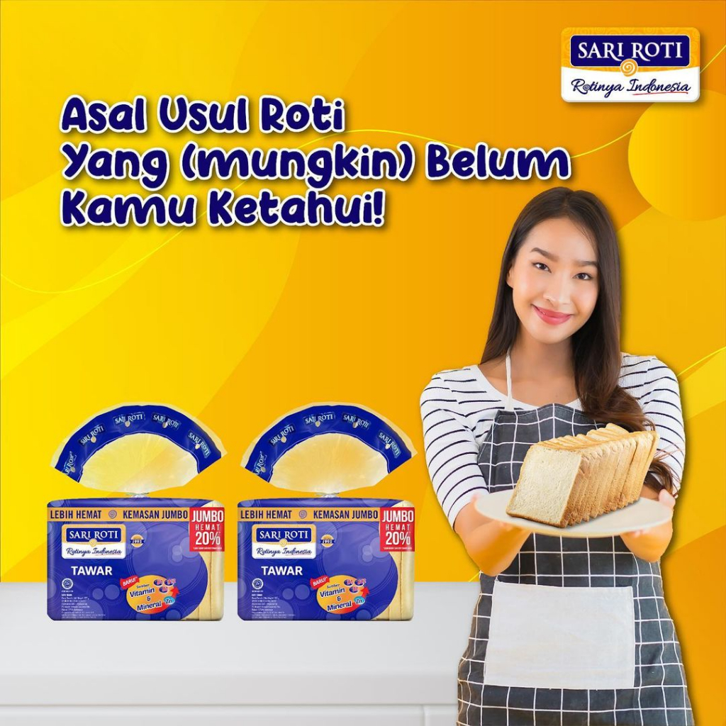 Jual Sari Roti Tawar Spesial Jumbo Kupas Gandum Double Soft Milkysoft ...