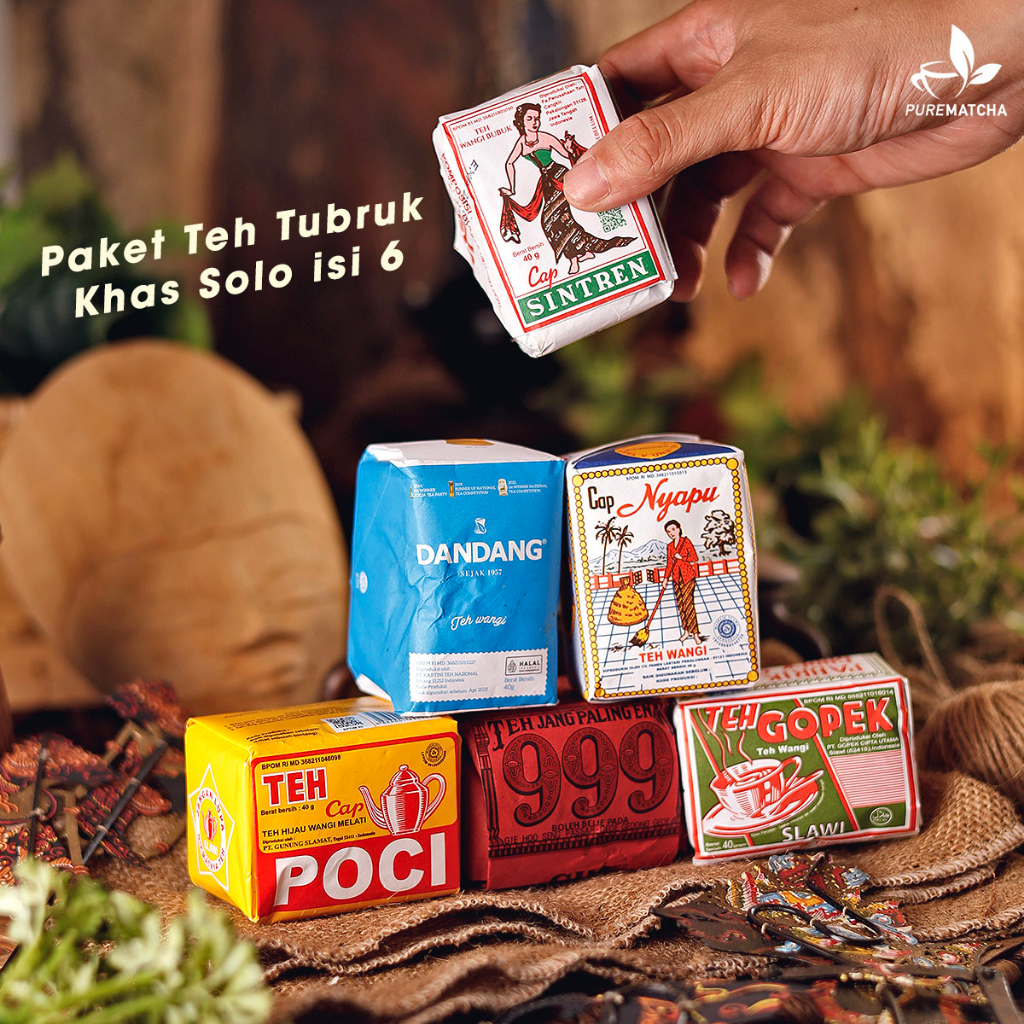 Jual Teh Solo Racikan Paket isi 6 (SINTREN, NYAPU, POCI, GOPEK, DANDANG ...
