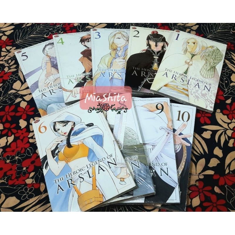 Jual Komik Manga Set The Heroic Legend Of Arslan Vol 1-10og (Minus Vol 7) by Hiromu Arakawa ...