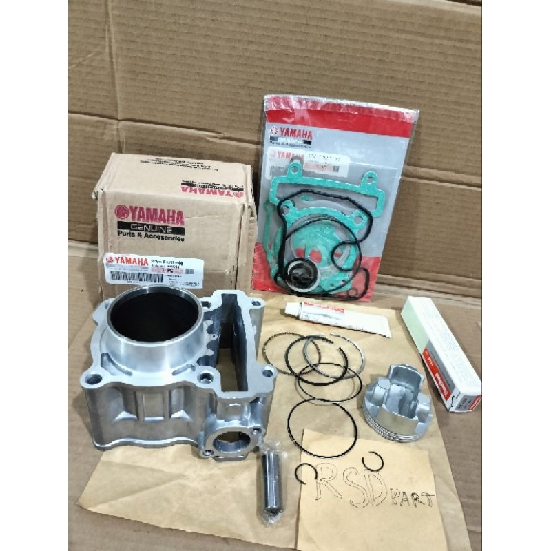 Jual Blok seher komplit isi piston kit 2PV yamaha MX King | Shopee Indonesia