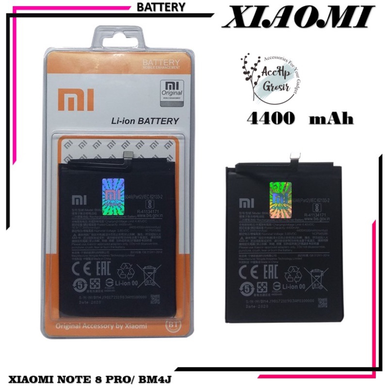 Jual Batre Baterai BM 4J Redmi Note 8 Pro Batre BM4J Note 8 Pro Batre ...