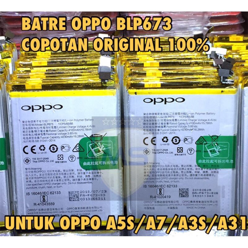 Jual Baterai Batre Oppo A3S / A5S / A7 / A31 Batre Blp673 Baterai Oppo ... Jual Baterai Batre Oppo A3S / A5S / A7 / A31 Batre Blp673 Baterai Oppo ...