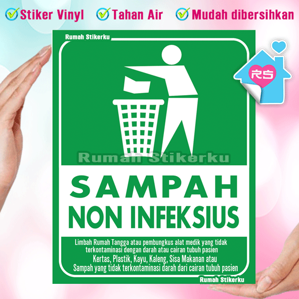 Jual Stiker SAMPAH NON INFEKSIUS | Shopee Indonesia